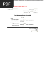 Manual Trail Making Test | PDF | Cognitive Science | Cognition