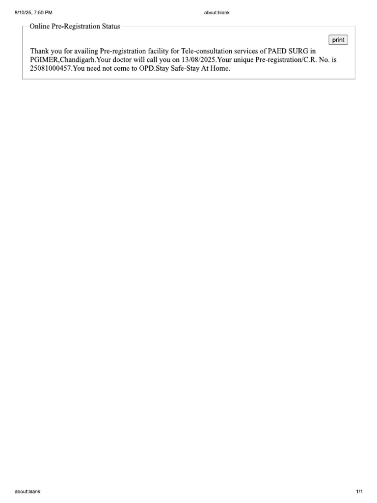 Pgi Appointment | PDF