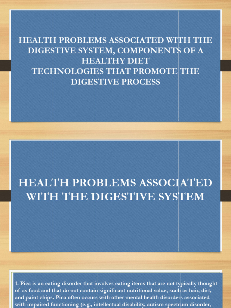 Health Problems Associated With Digestive System With Healthy Foods ...