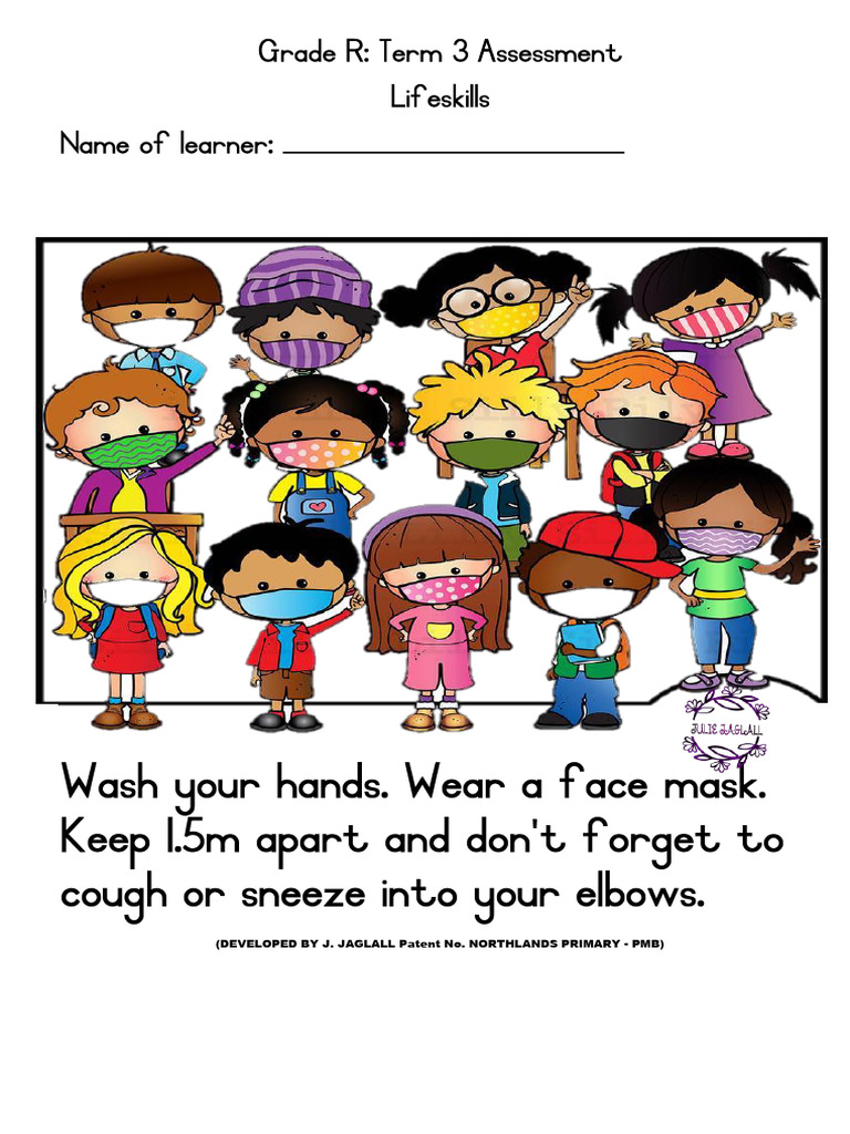 Grade R Term 3 Lifeskills Assessment | PDF