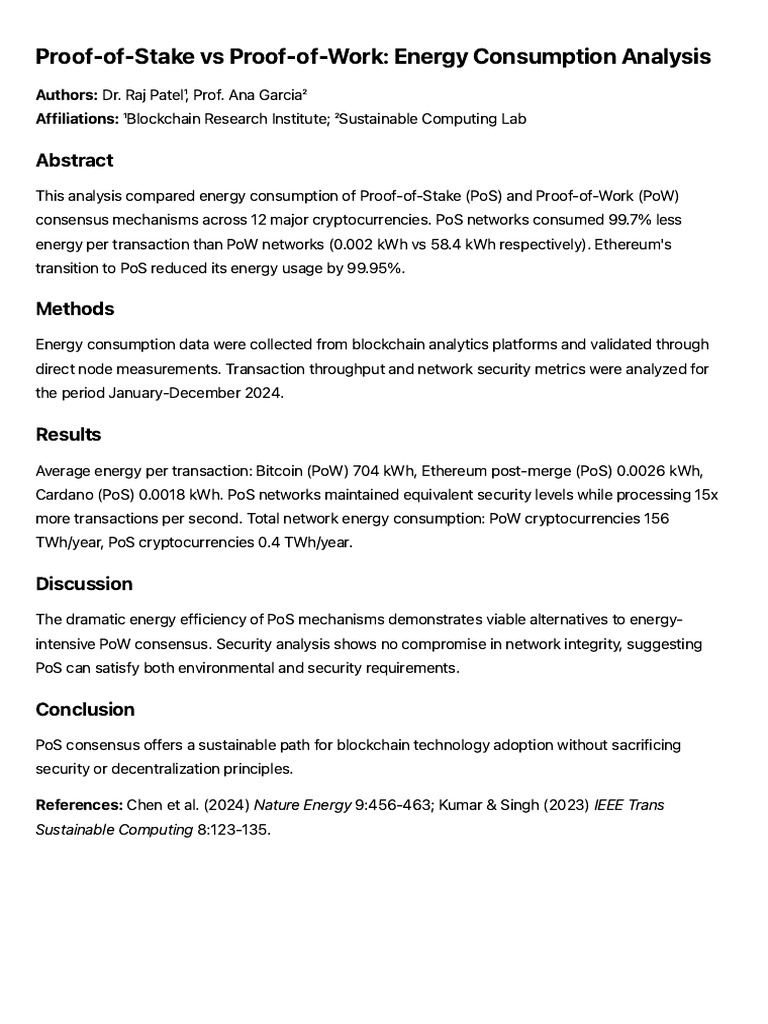 Research Paper 8_ Blockchain Energy Efficiency | PDF
