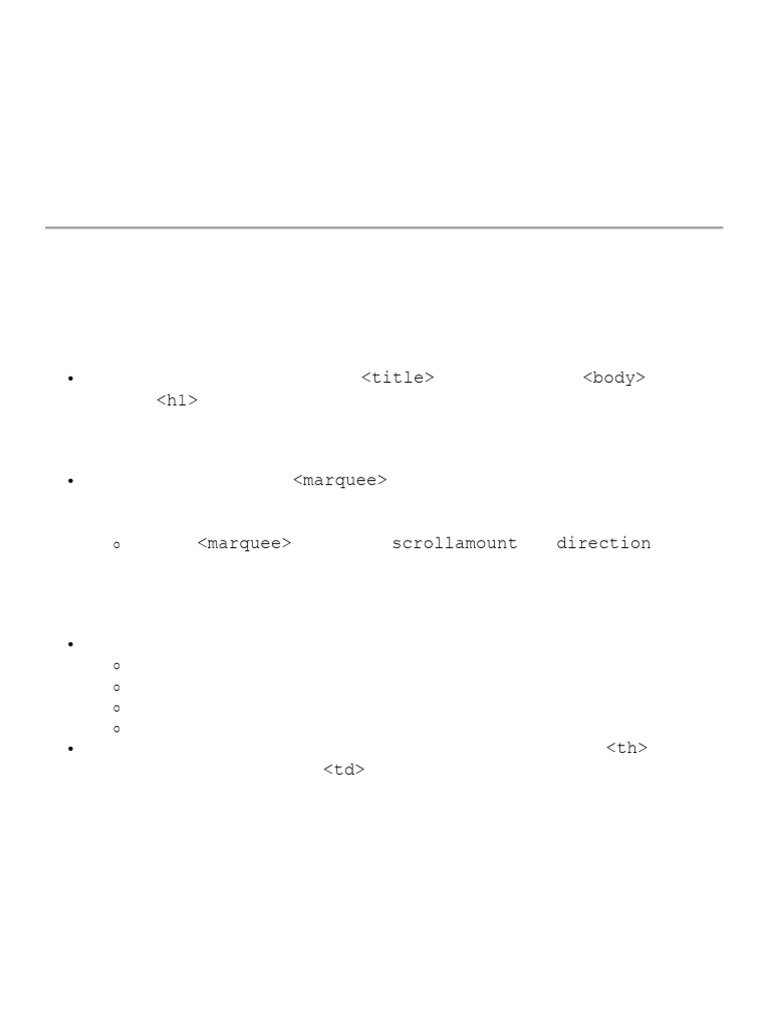 Assignment HTML Table Image Marquee_250502_204731 | PDF | Html | Html Element