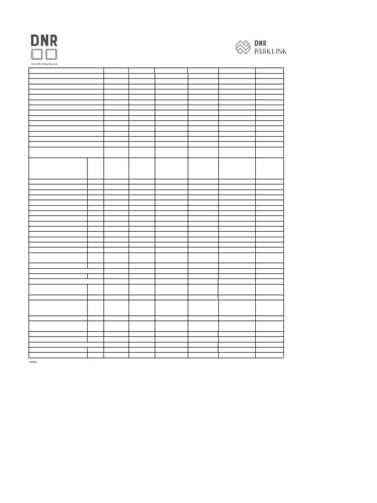 All Units Cost Sheet - DNR Parklink Phase 2 12.03.2025 | PDF | Value ...