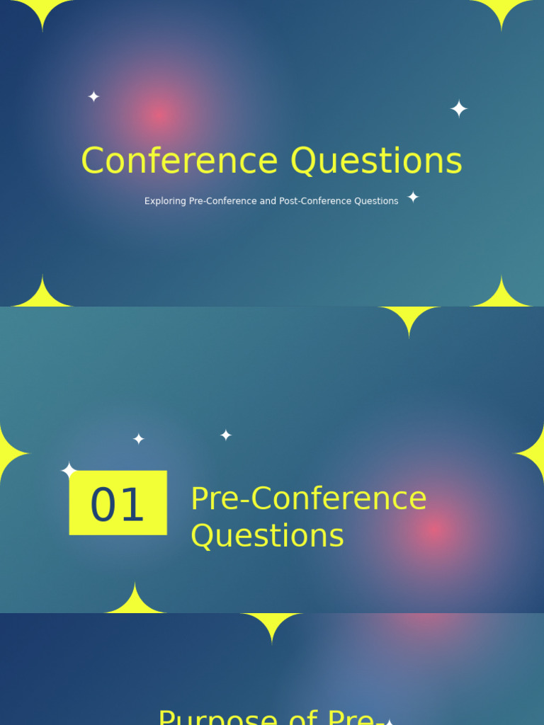 Conference Questions | PDF | Learning | Classroom Management