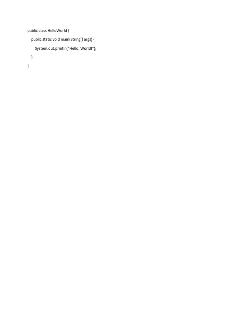 Public Class HelloWorld | PDF