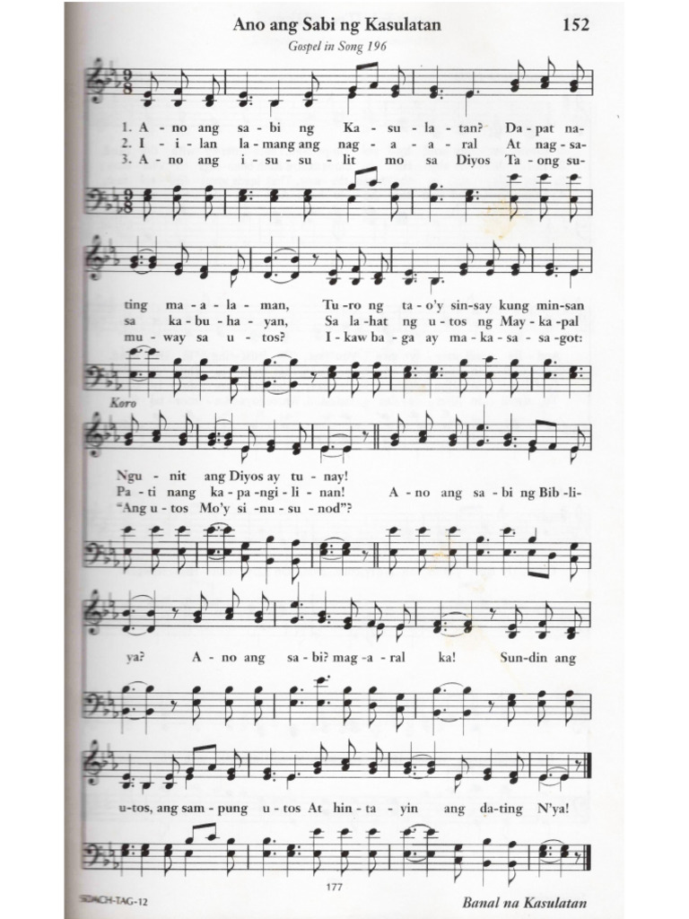 Ano An Sabi NG Kasulatan | PDF