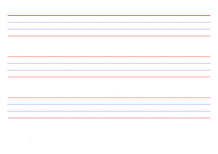 Four Line English Handwriting Landscape Fit | PDF