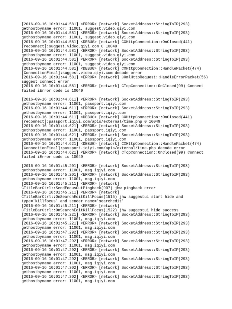Log Network | PDF