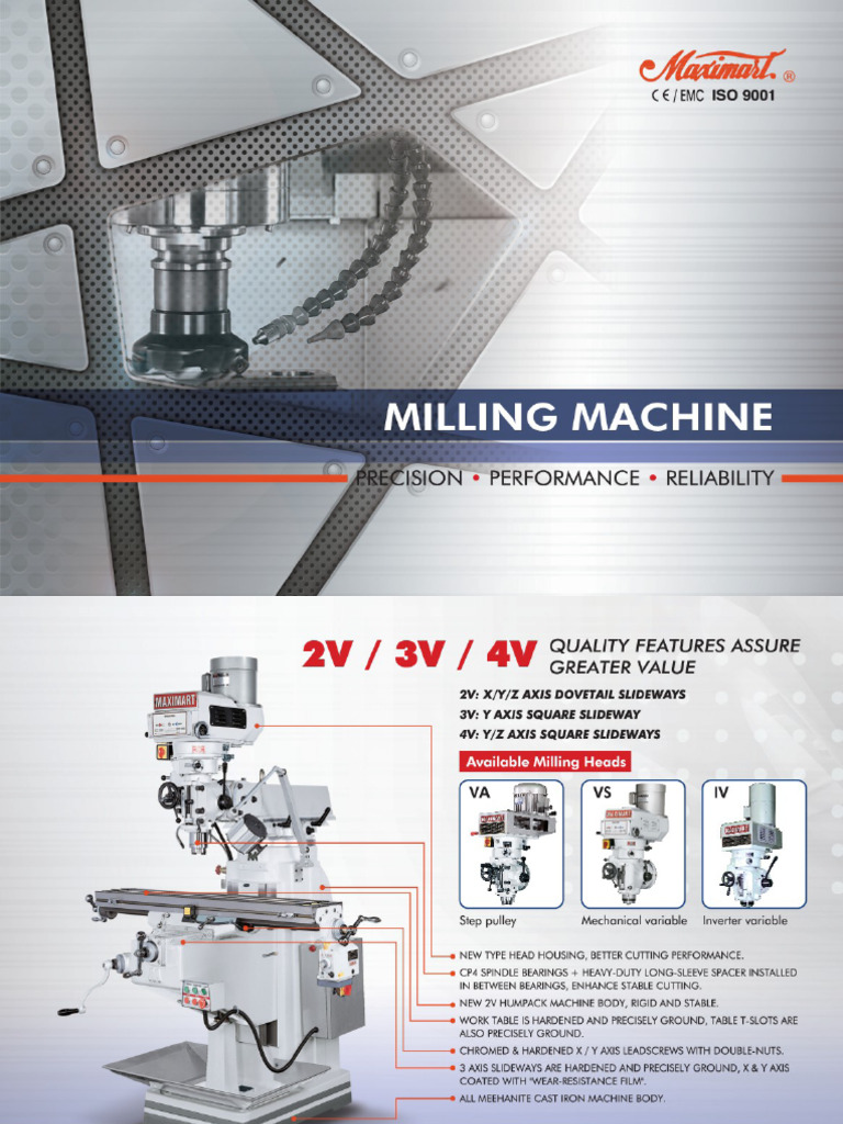Milling Machine Maximart Corporation | PDF