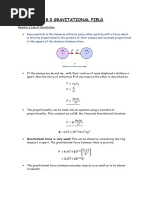 Class 11 Gravitation Formula Sheet | PDF | Newton's Law Of Universal ...