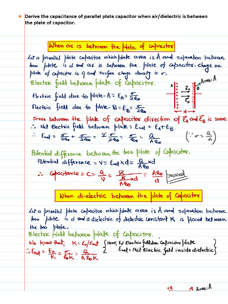05 Capacitance of Capacitor | PDF