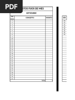Plantilla Kakebo Imprimible Gratis | PDF