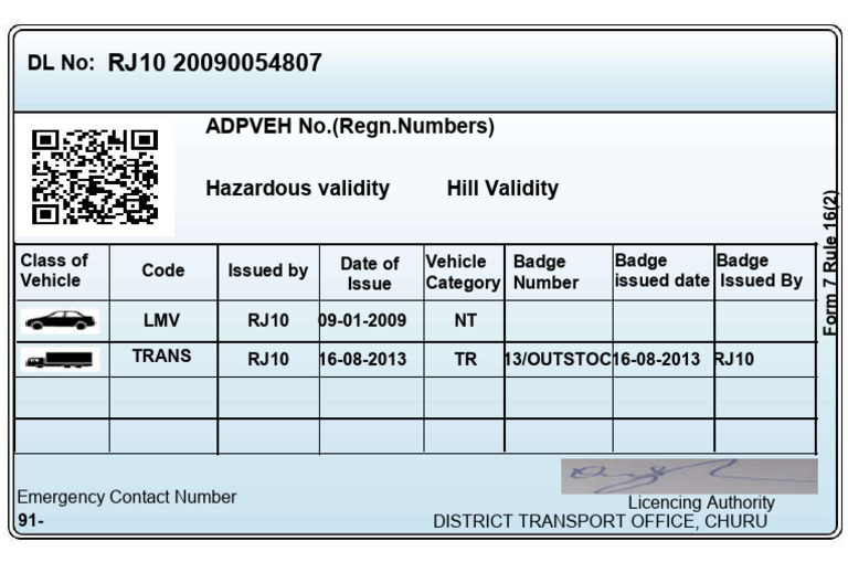 Sindh Vehicle Smart Card Details | PDF