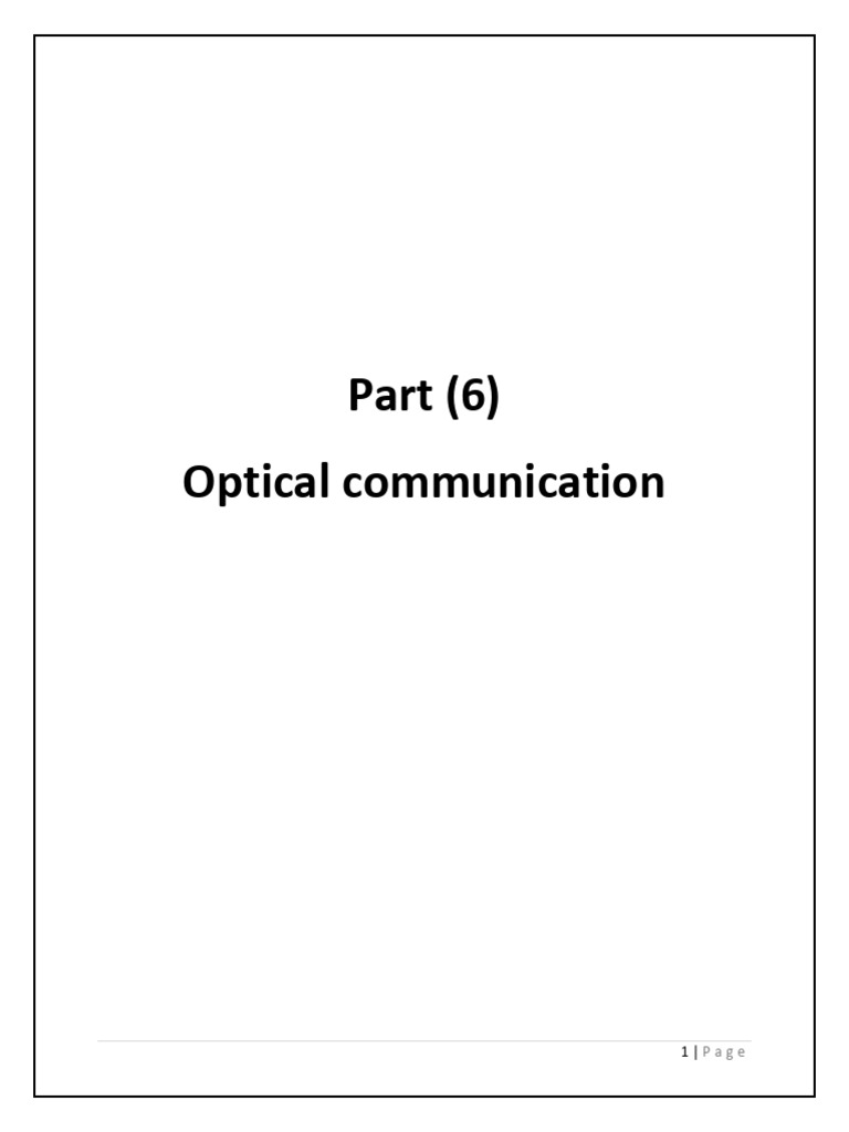Part5 Course Optical | PDF