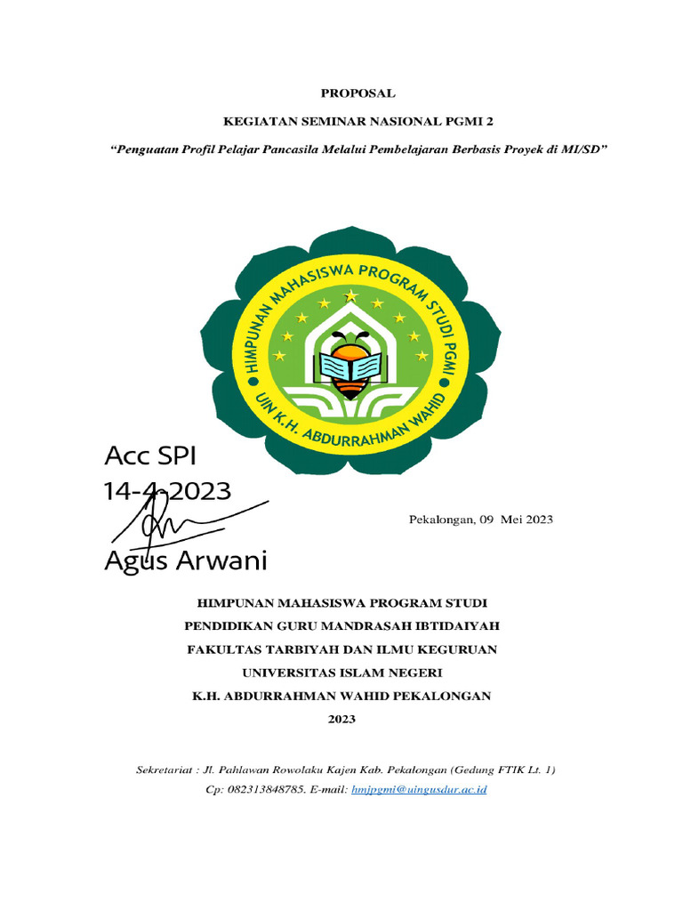Proposal Semai Acc | PDF