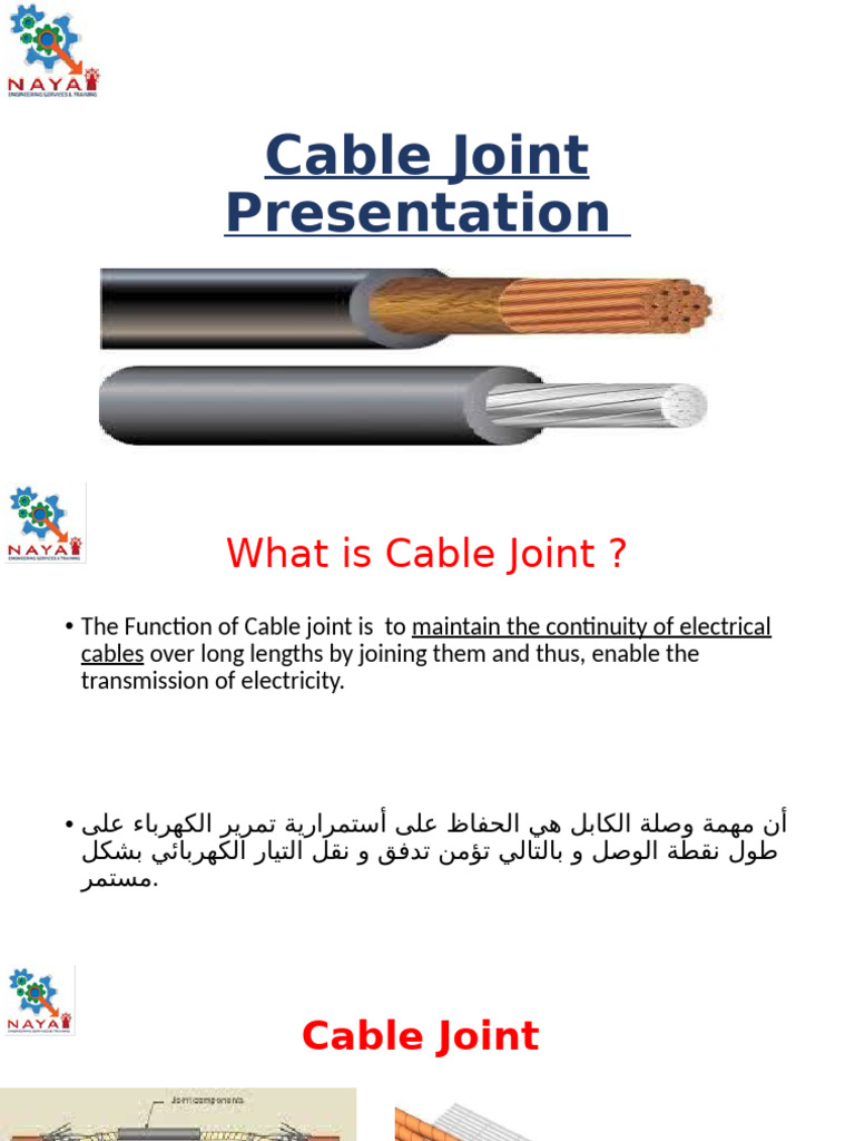 Cable Joint Course | PDF