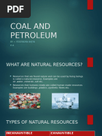 Coal and Petroleum Class 8 Ncert | PDF | Fuels | Petroleum