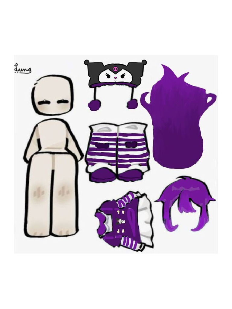 Kuromi Paper Doll | PDF