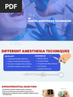 Maxillary Injections Cheat Sheet | PDF | Dentistry | Dentistry Branches