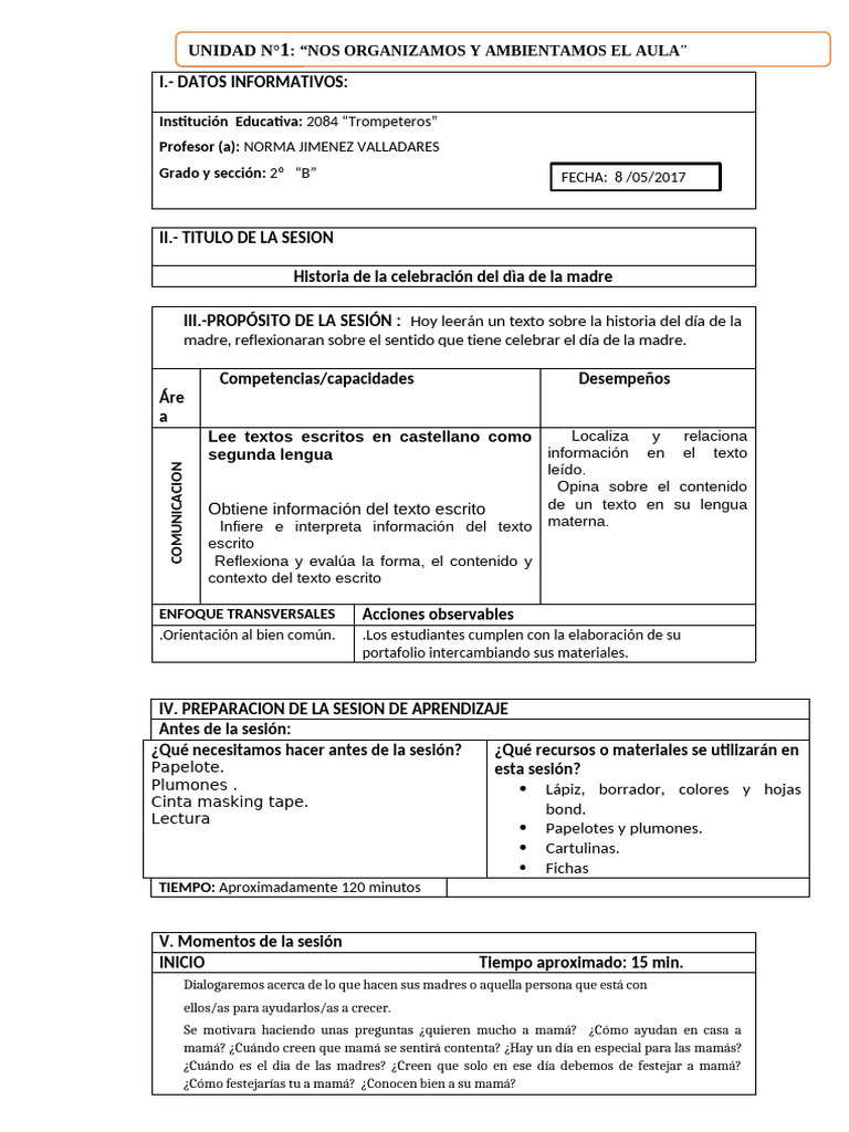 Historia Del Dia de La Madre | PDF