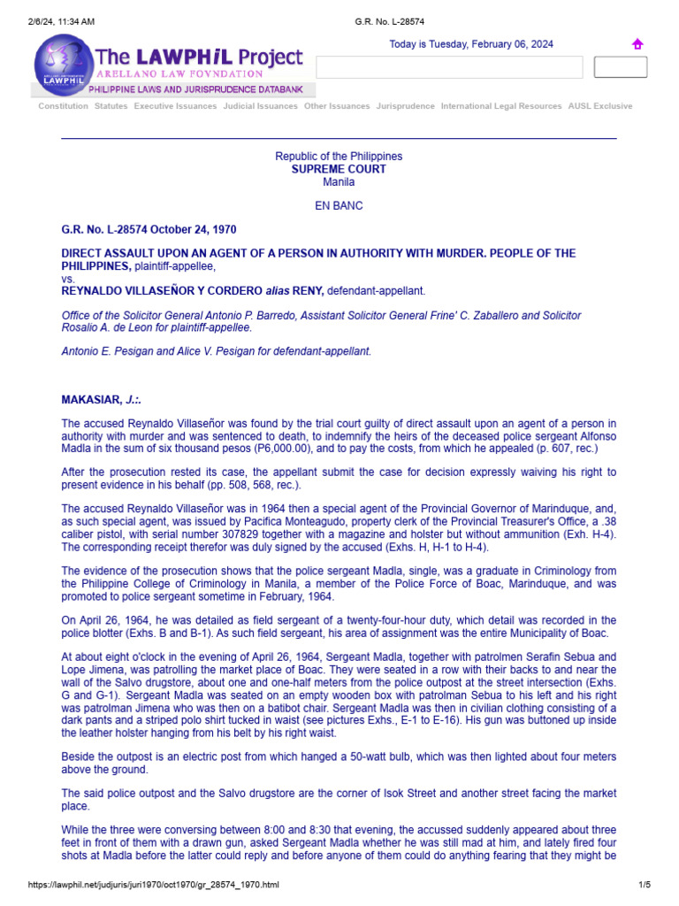 Direct Assault and Murder Case Review | PDF | Crimes | Crime & Violence
