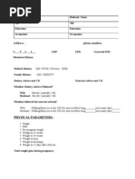 NNJ Clerking Sheet | PDF | Wellness