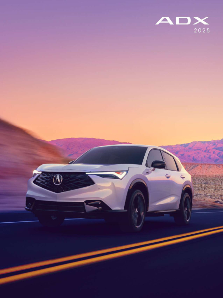 2025 Acura ADX Pricing and Features | PDF | Android (Operating System ...