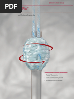DX Knotless Fibertak Anchor | PDF | Surgical Suture | Medical Specialties