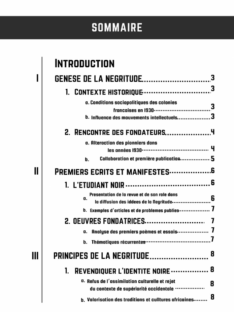 Black White Simple Table of Contents Document - 20250128 - 200309 ...