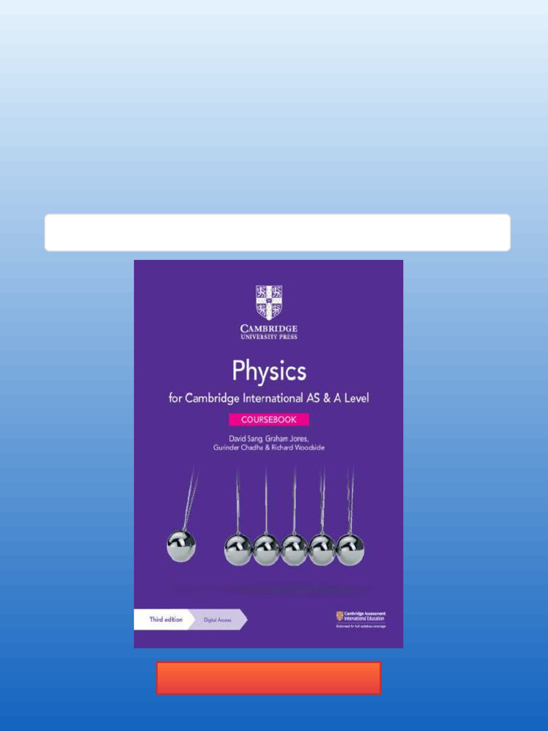Cambridge International AS & A Level Physics Coursebook With Digital ...