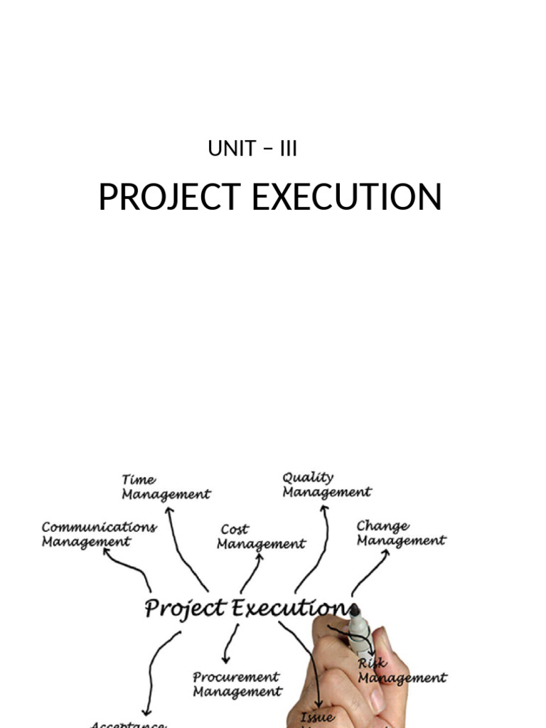Project Execution Unit-III PM | PDF | Risk | Risk Management