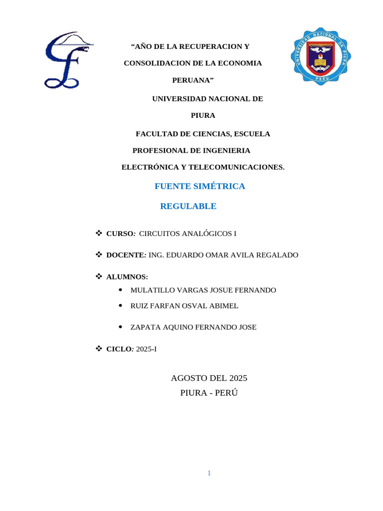 Fuente Simetrica Regulable-1 | PDF | Fuente de alimentación | Corriente ...