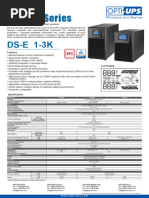 DS-UPS3000 UPS Datasheet | PDF