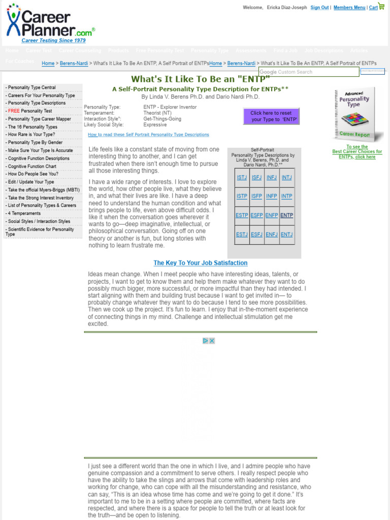 Whats It Like To Be An ENTP A Self Portrait of ENTPs 2kbbp0l | PDF ...