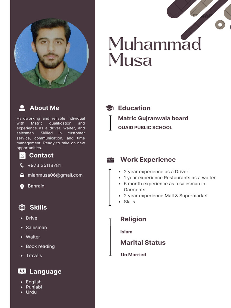 Brown Blue Simple Professional CV Graphic Designer Resume - 20250724 - 182900 - 0000 | PDF