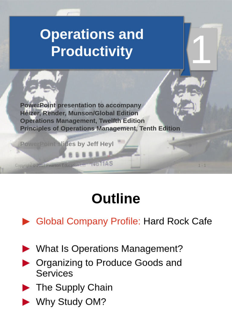 Heizer Om12 ch01 | PDF | Supply Chain | Industrial Engineering