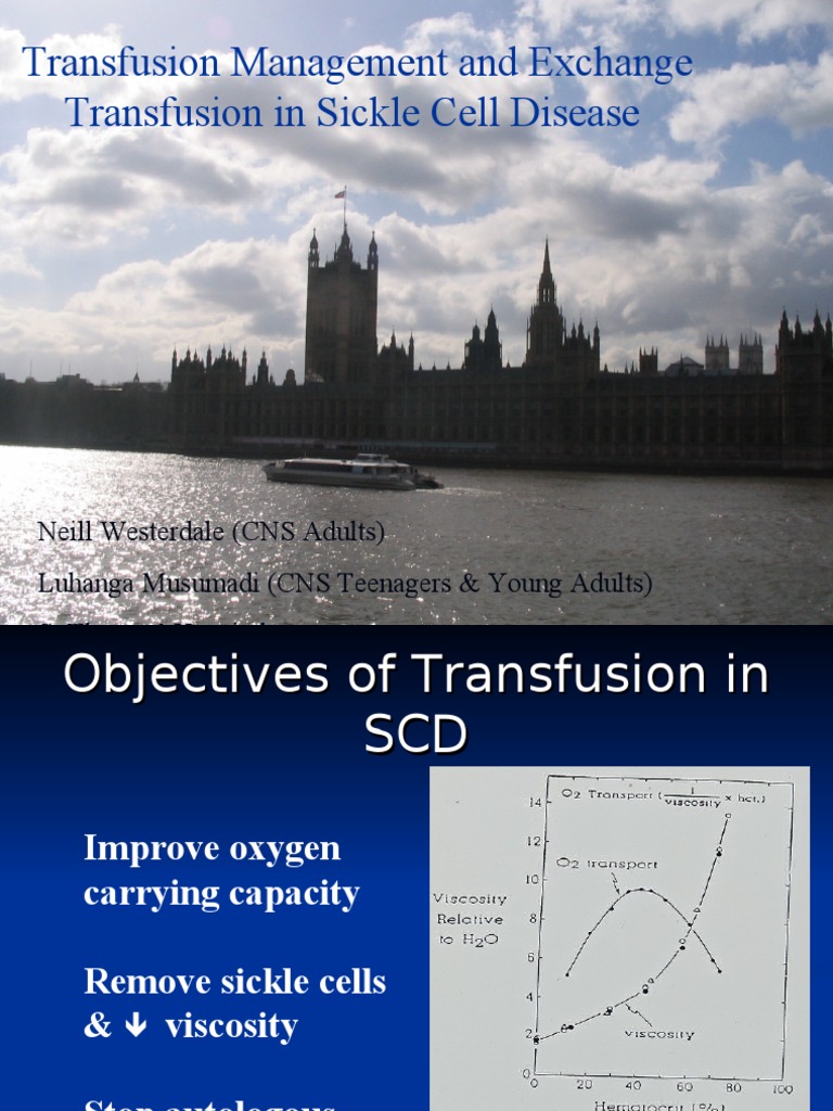Transfusion Management and Exchange Transfusion in Sickle Cell Disease ...