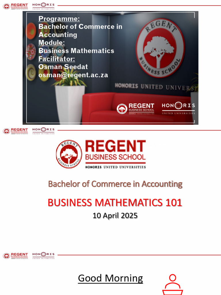 Business Math: Solving Equations Worksheet | PDF | Equations | Variable ...