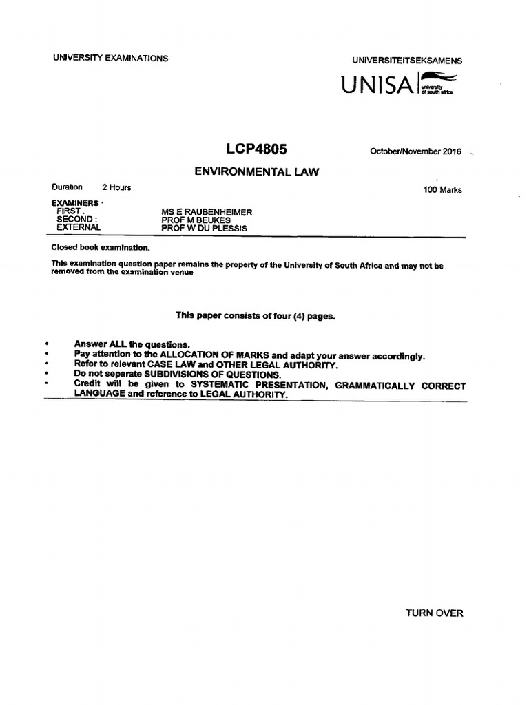 2016 Oct Exam | PDF
