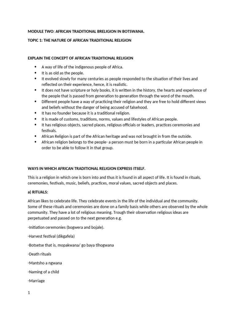 MODULE 2-NOTES | PDF | Marriage | Supernatural