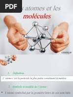 Atomes Et Molécules Définitions Et Modèles Pdf Atomes Molécules