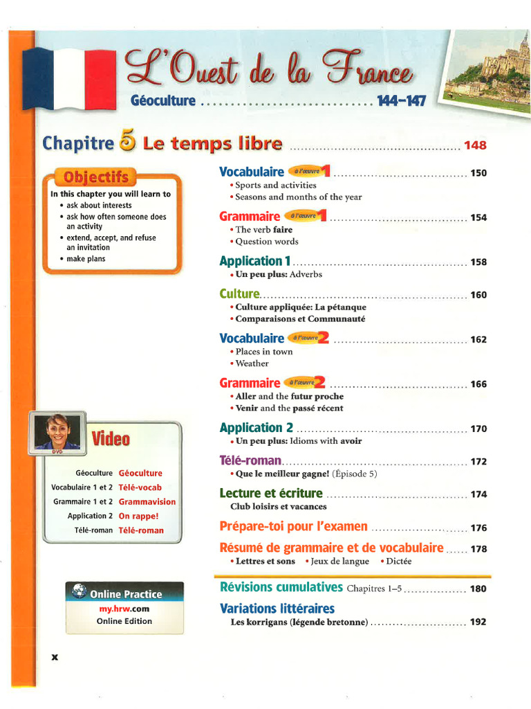 French 1A Pages 10 | PDF