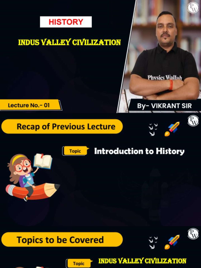 Indus Valley Civilization - Class Notes (History) | PDF