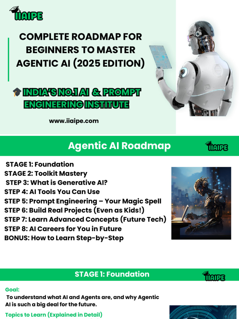Complete Roadmap For Beginners To Master Agentic AI (2025 Edition) | PDF | Artificial ...