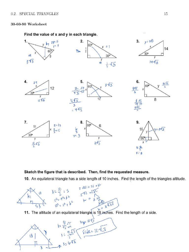 0.2 Section Worksheets - CJ | PDF