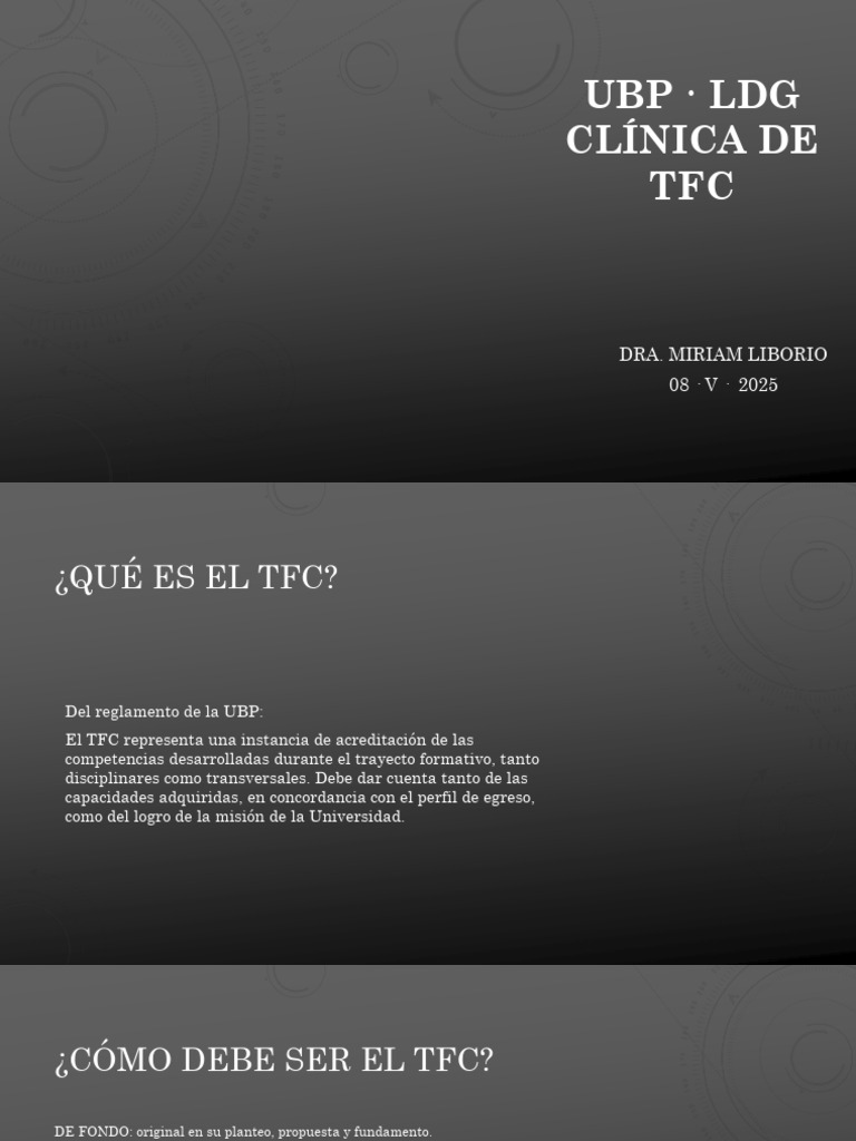 2025 - Clinica de TFC | PDF | Diseño | Teoría