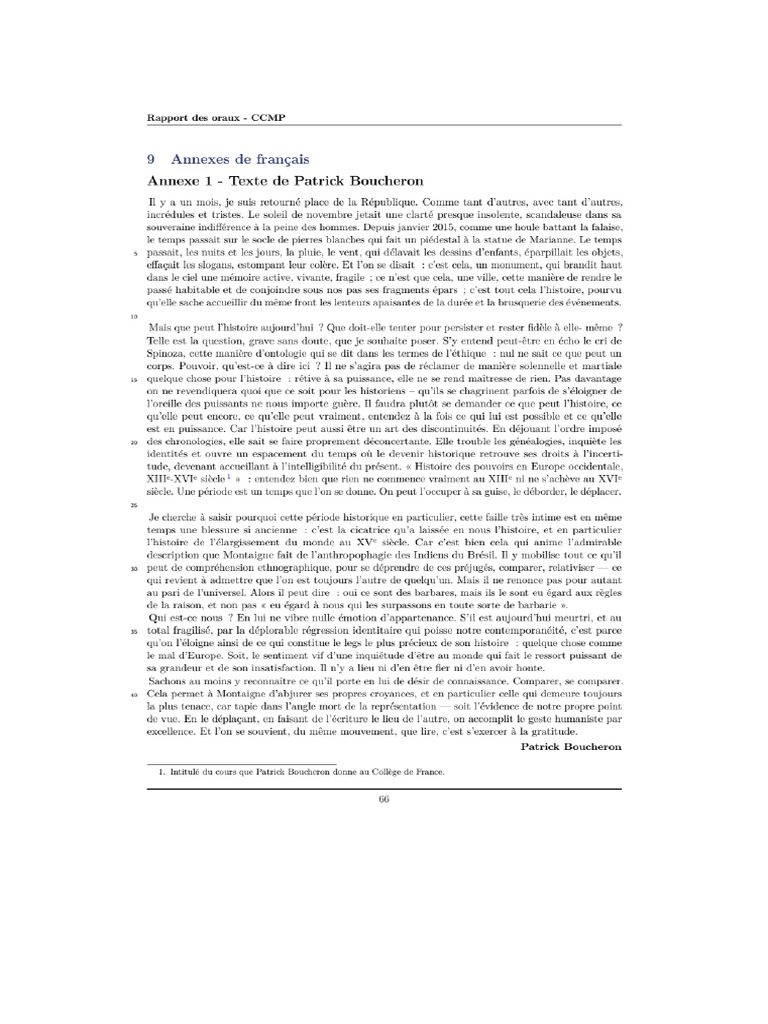 Mines Ponts Oral 2021 | PDF