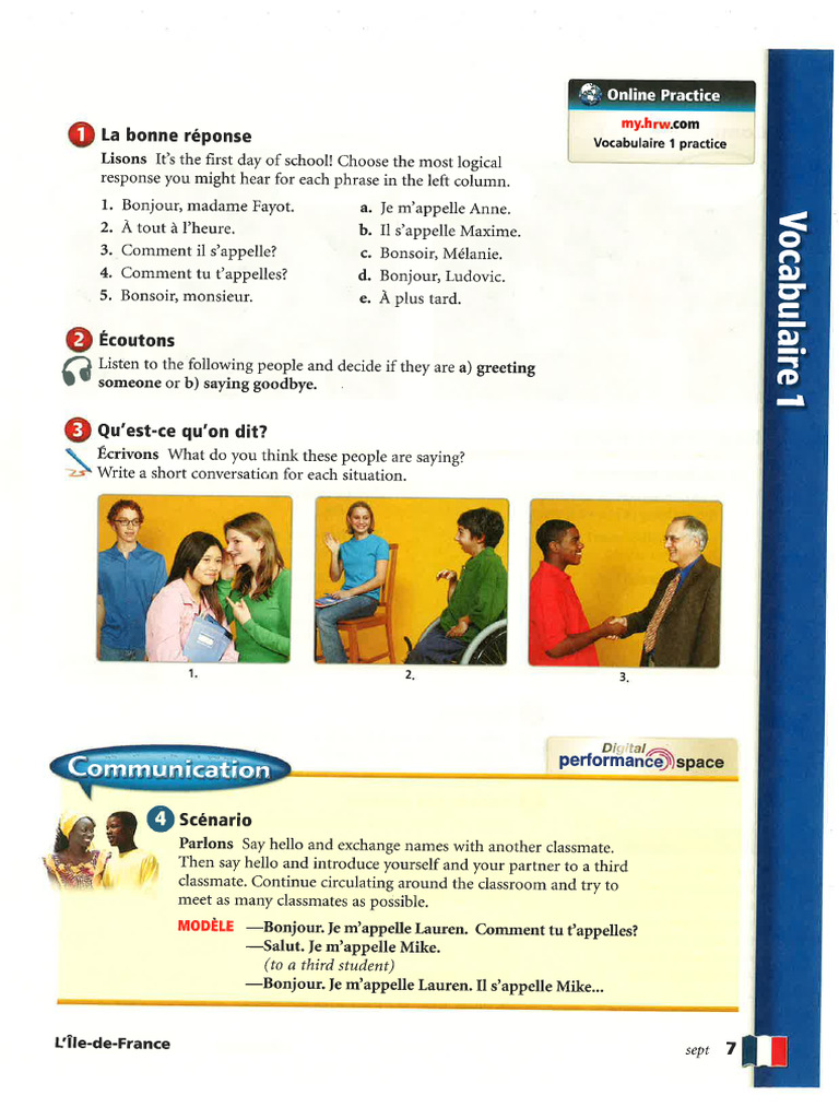 French 1A Pages 27 | PDF