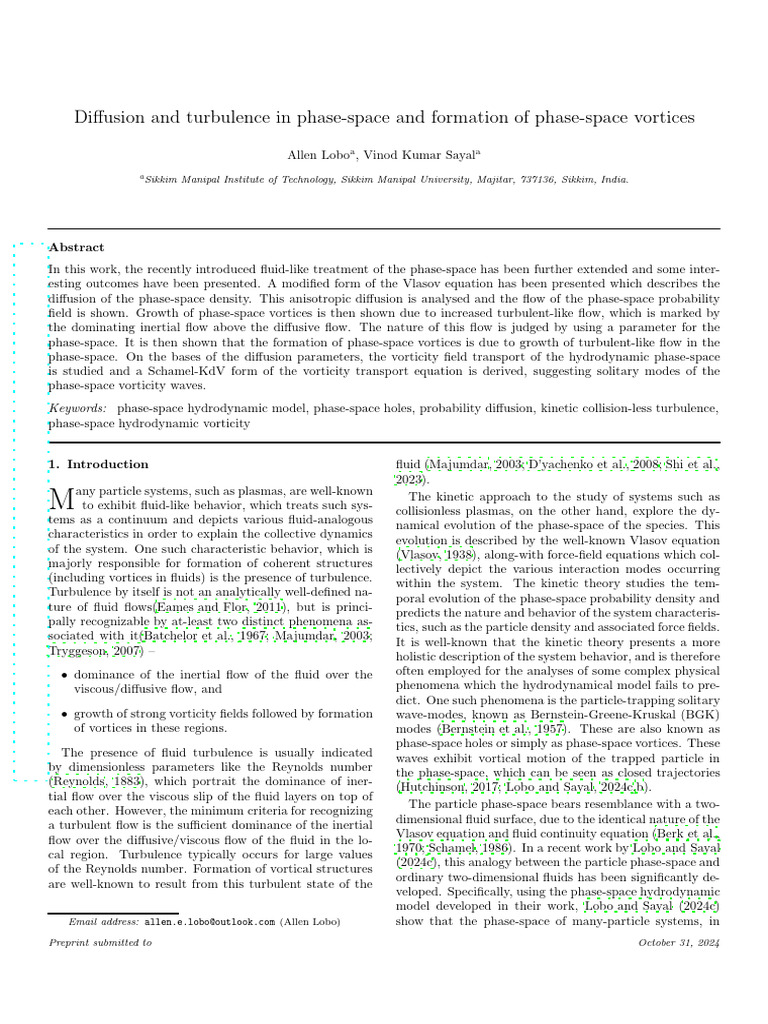 Turbulence in Phase Space | PDF | Fluid Dynamics | Turbulence