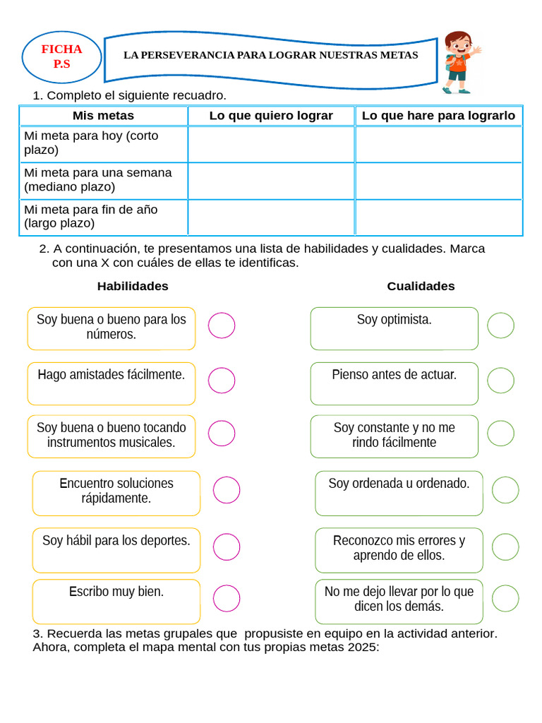 Ficha Ps Perseverancia | PDF
